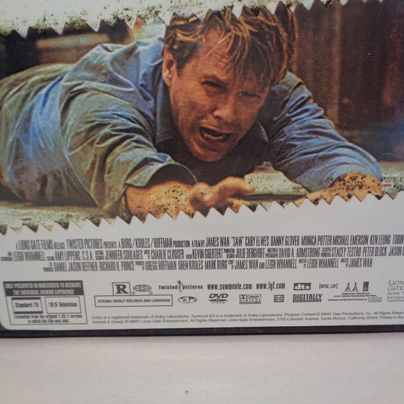 Media | Saw New Dvd Widescreen Cary Elwes Danny Glover Monica Potter | Poshmark